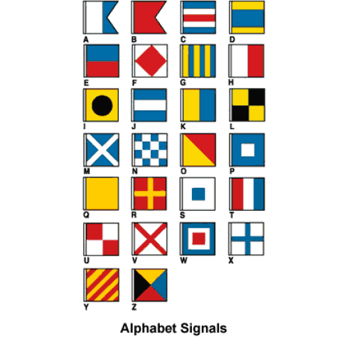 Full Int’l Code of Signals Flag Set (42 pcs)